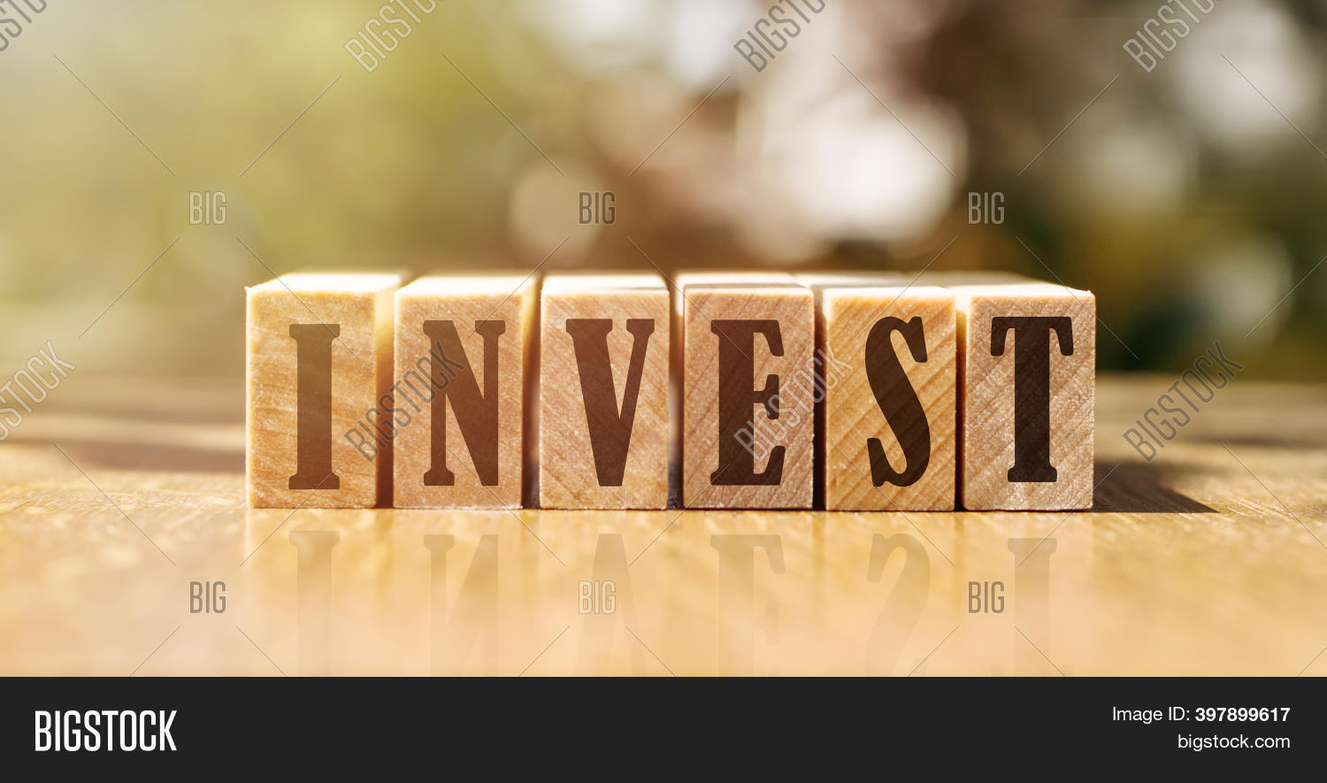 Invest Word On Wooden Image & Photo (Free Trial) | Bigstock