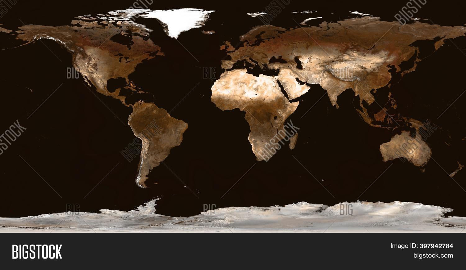 Real Detail World Map Image & Photo (Free Trial) | Bigstock