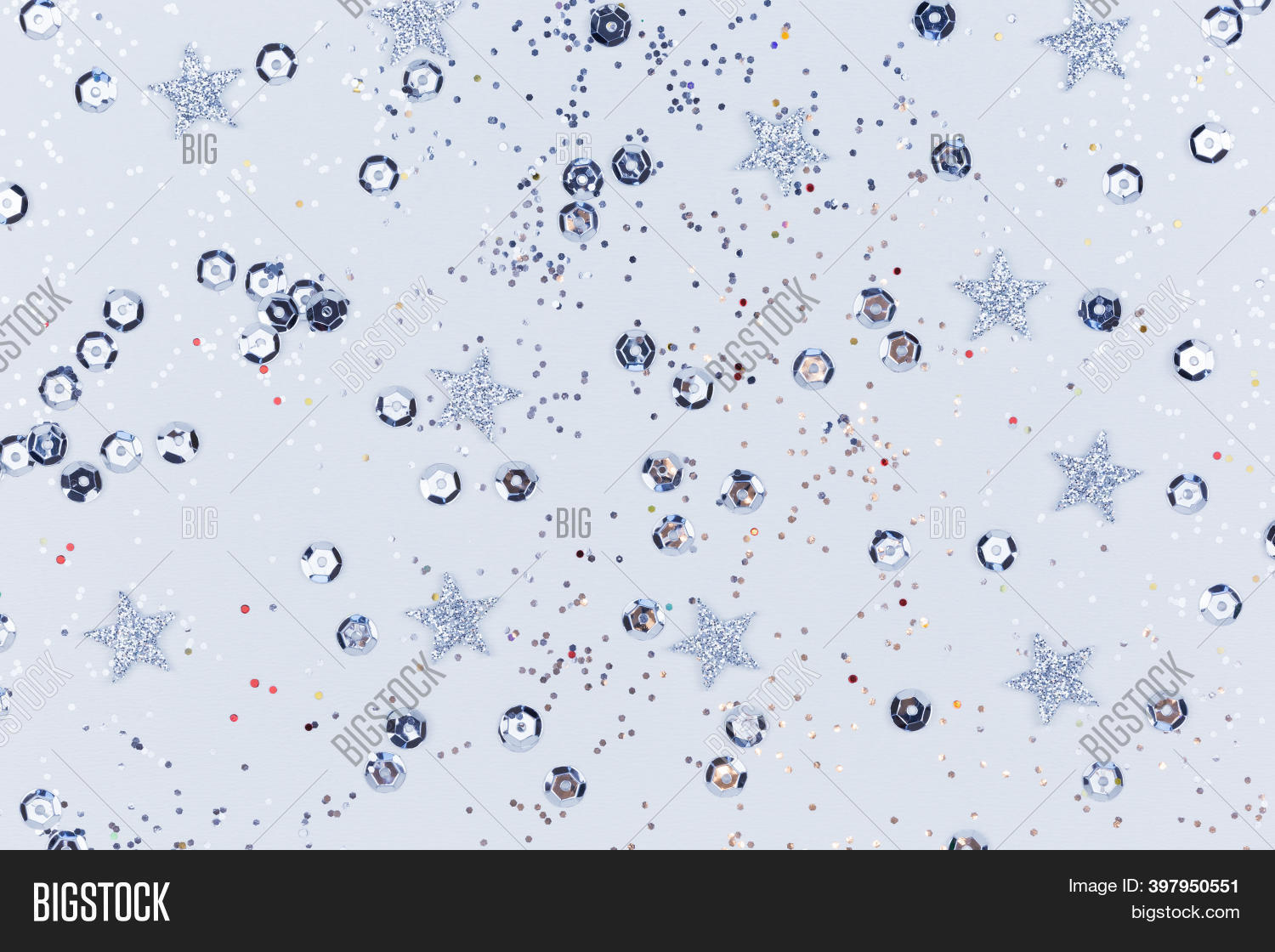 Shiny Silver Stars Image & Photo (Free Trial) | Bigstock