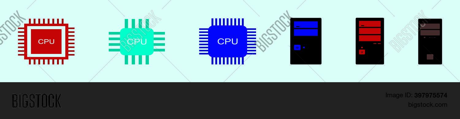 Computer Case Pc Vector & Photo (Free Trial) | Bigstock