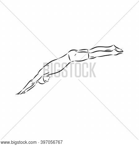 Illustration Swimmer Vector & Photo (Free Trial) | Bigstock