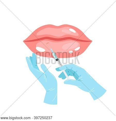 Lip Injection. Vector & Photo (Free Trial) | Bigstock