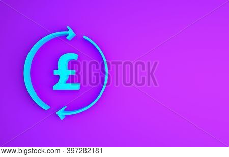 Blue Coin Money Pound Image & Photo (Free Trial) | Bigstock