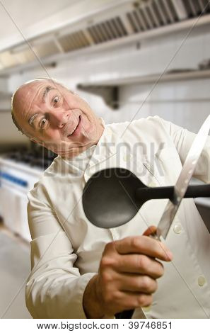 Crazy Cook Spoon Knife Image & Photo (Free Trial) | Bigstock