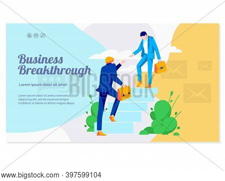 Business Breakthrough Vector & Photo (Free Trial) | Bigstock