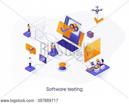 Software Testing Vector & Photo (Free Trial) | Bigstock