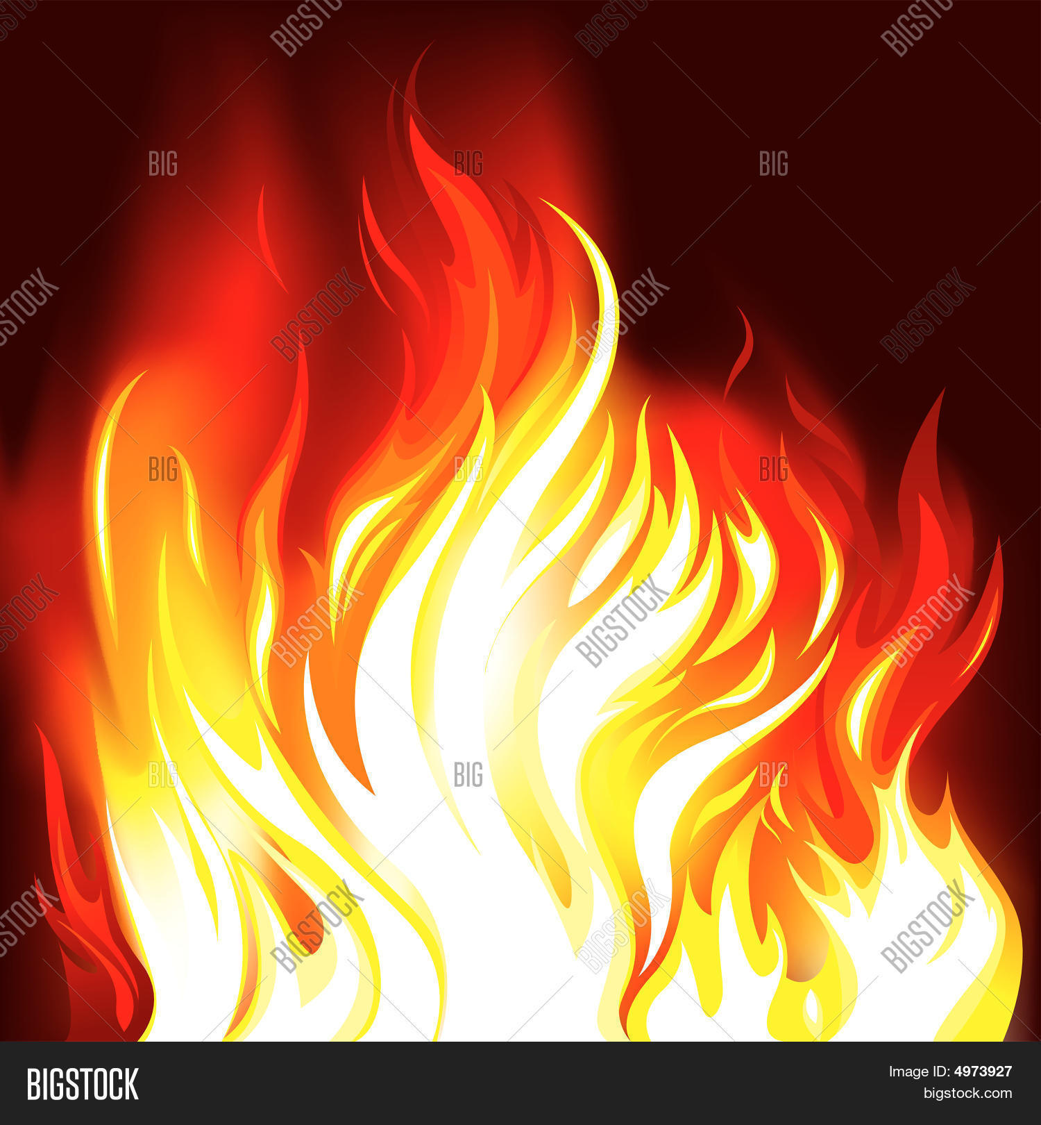 Vector y foto Fondo De Las Llamas (prueba gratis) | Bigstock