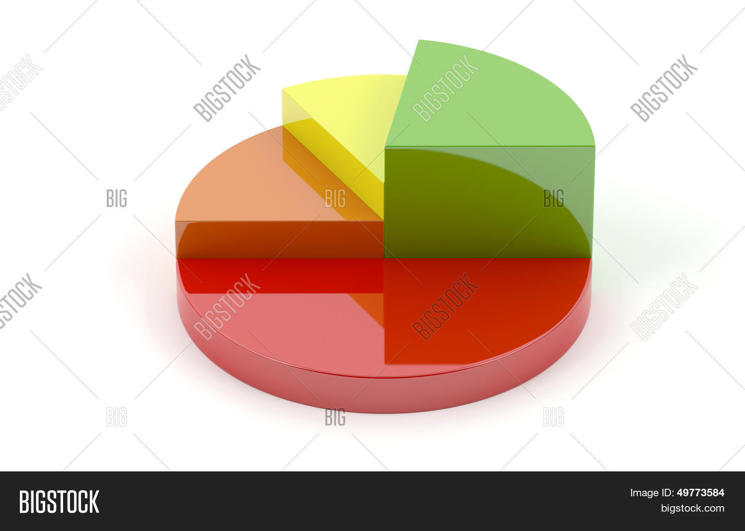 3D Pie Chart Graph Image & Photo (Free Trial) | Bigstock