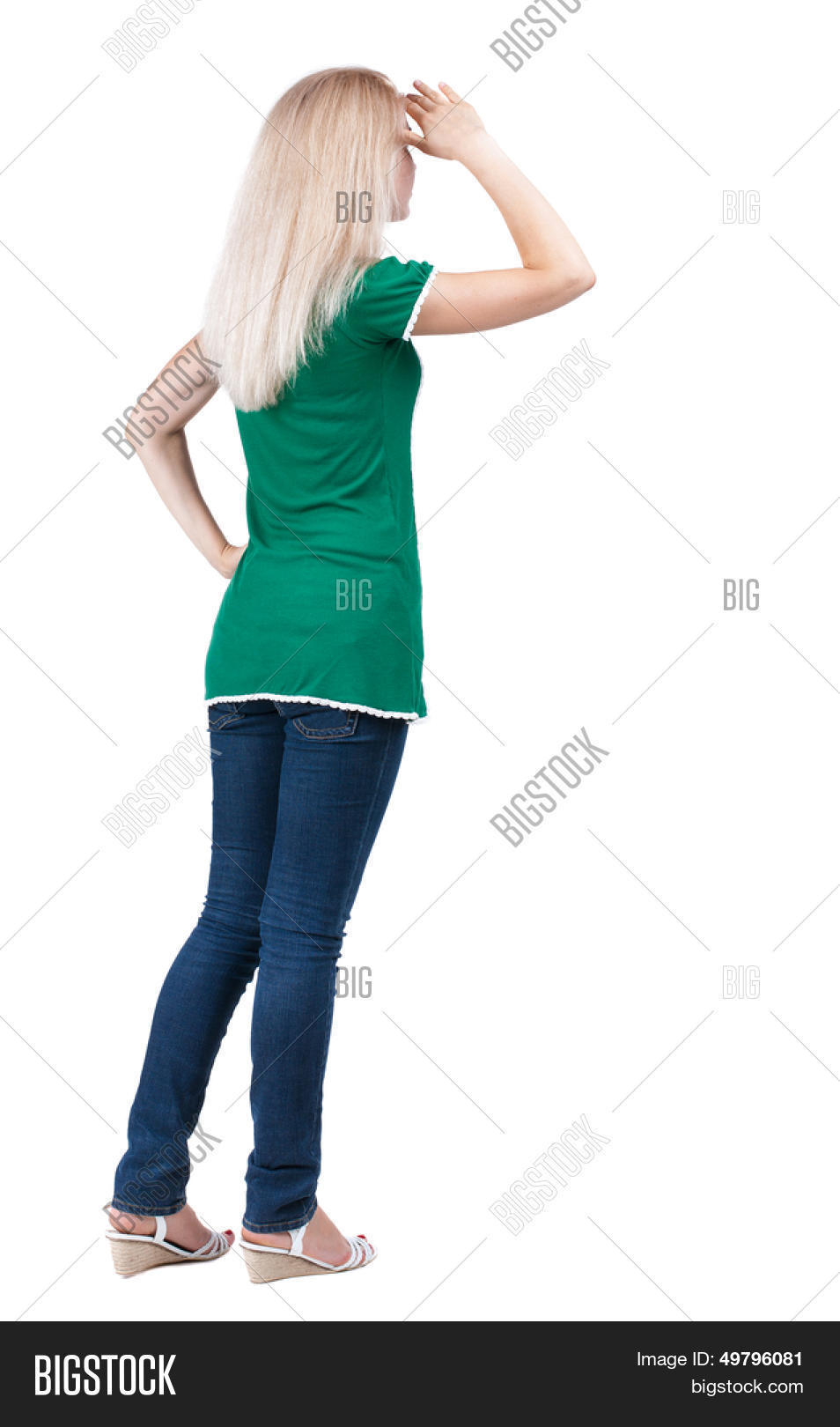 Back View Standing Image & Photo (Free Trial) | Bigstock