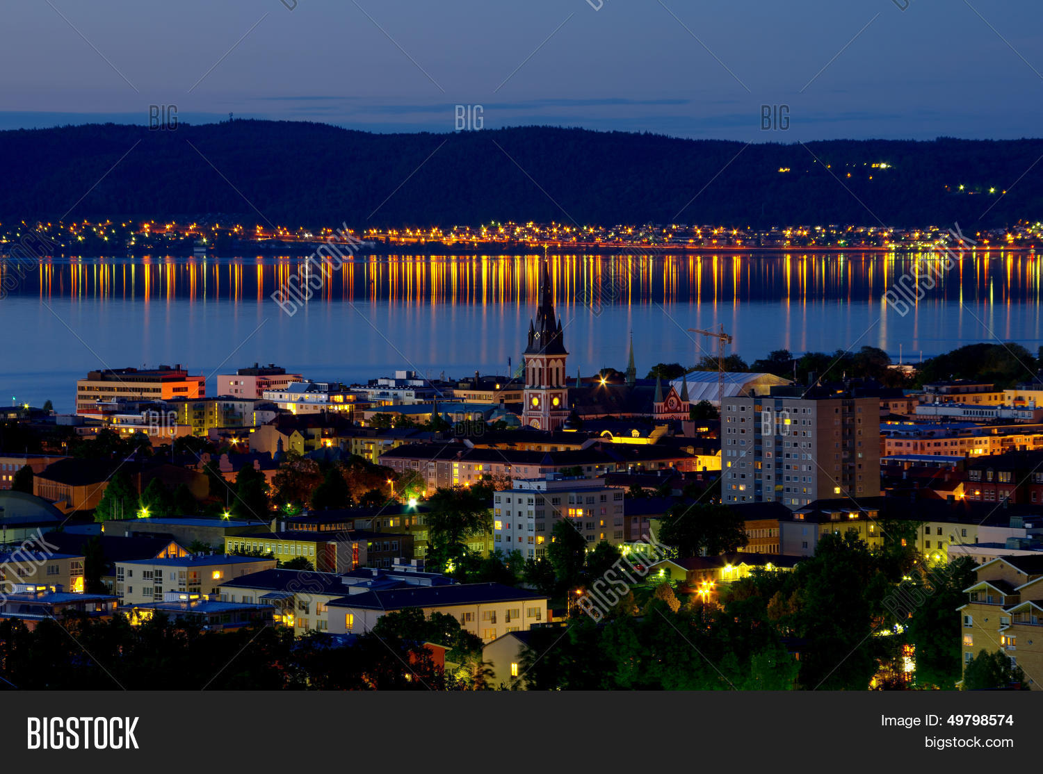 Jonkoping Night. Image & Photo (Free Trial) | Bigstock