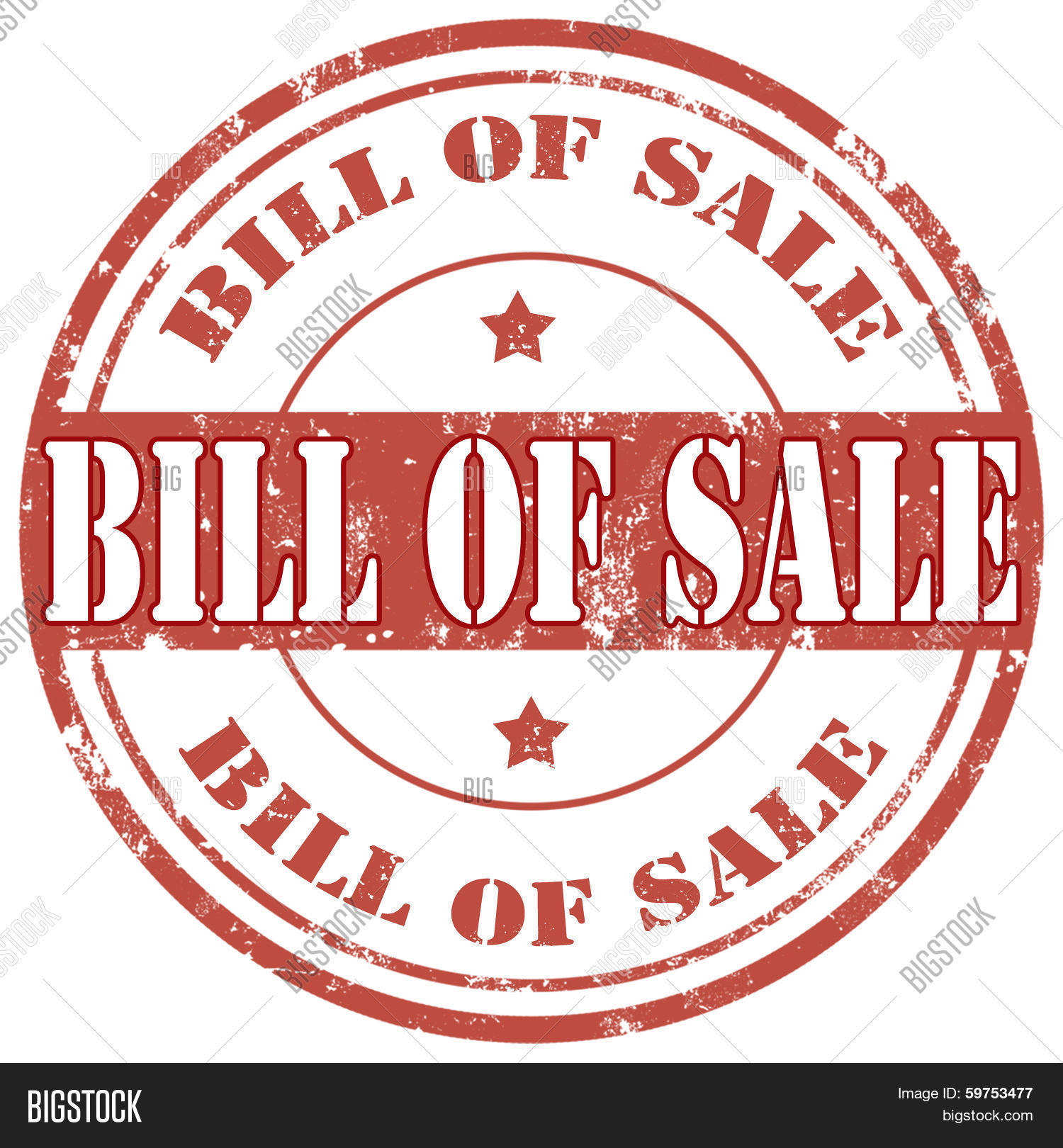 Bill Sale-stamp Vector & Photo (Free Trial) | Bigstock