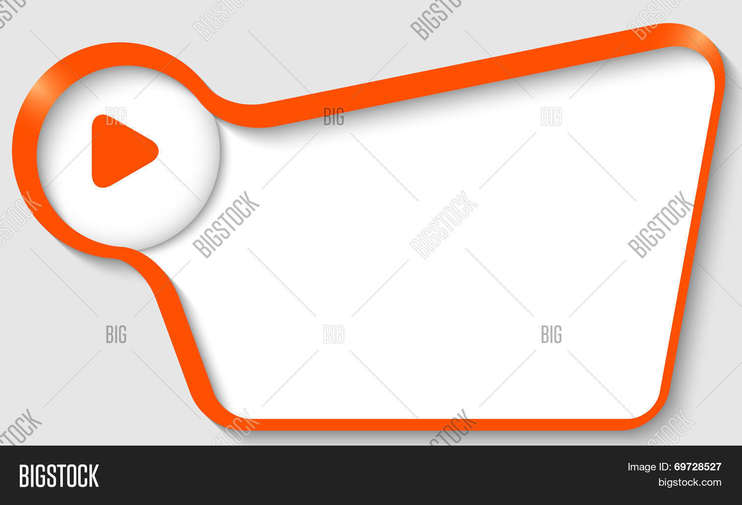 Orange Text Box Any Vector & Photo (Free Trial) | Bigstock