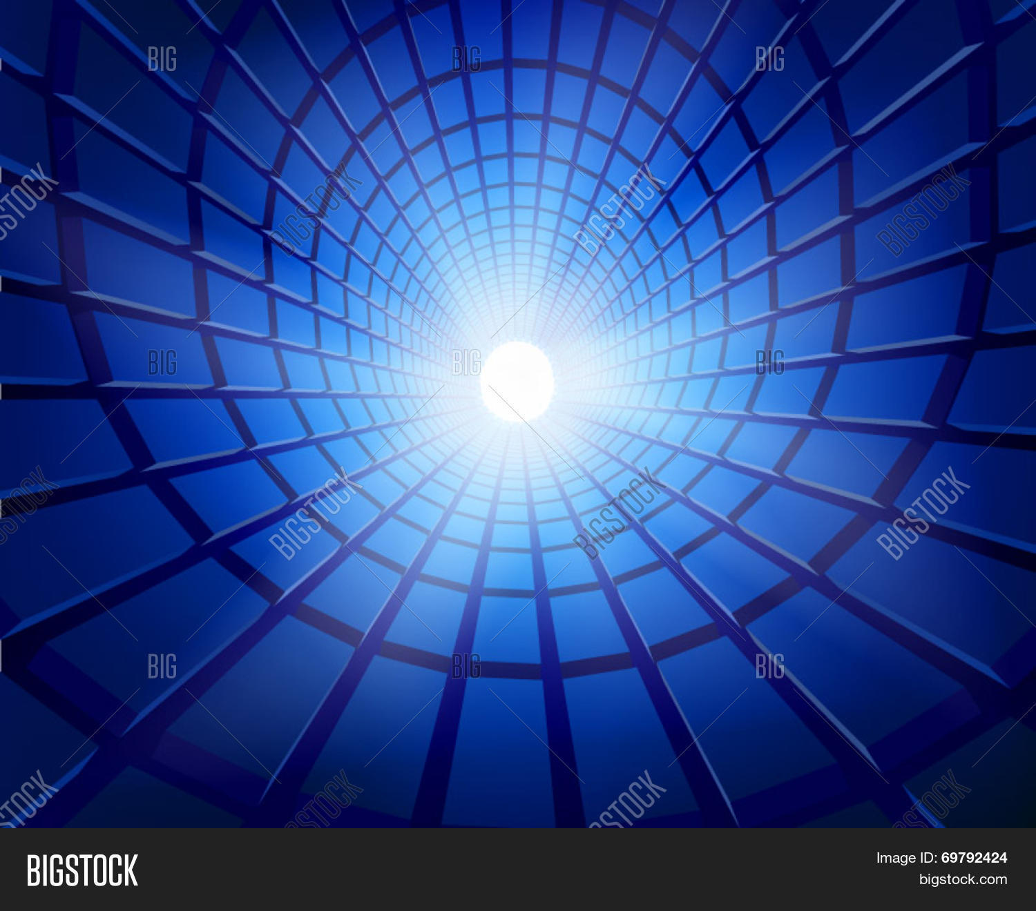 Long Tunnel. Vector Vector & Photo (Free Trial) | Bigstock