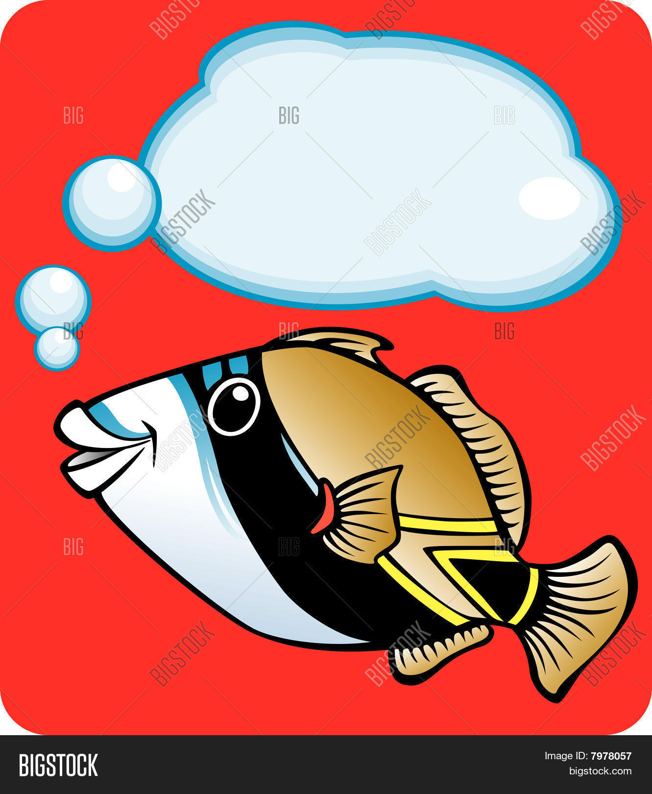 Reef Triggerfish ( Vector & Photo (Free Trial) | Bigstock
