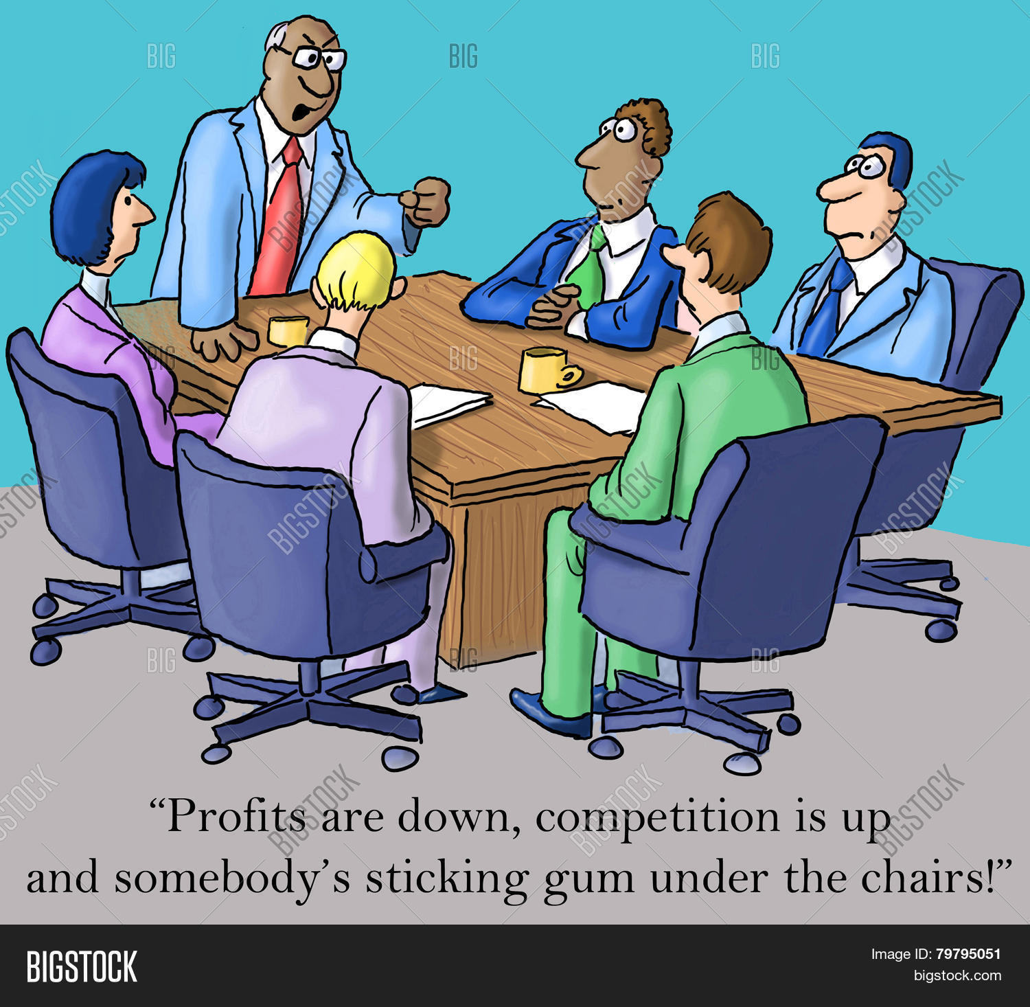 Profits Down Vector & Photo (Free Trial) | Bigstock