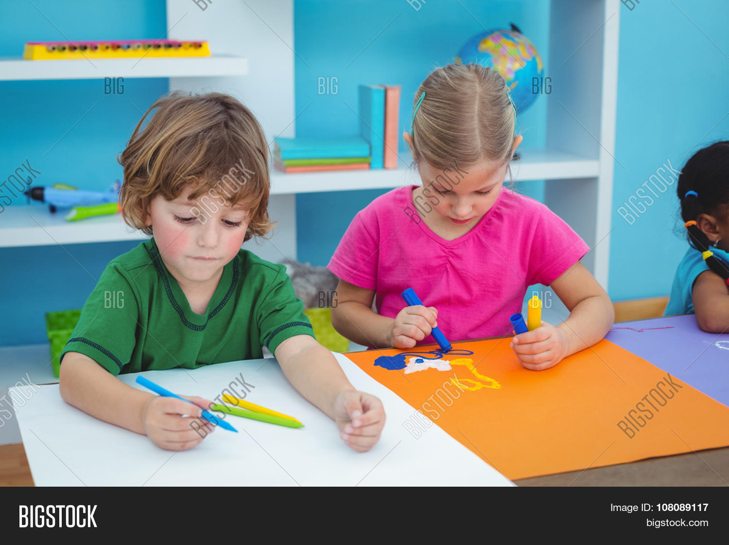 School Kids Making Art Image & Photo (Free Trial) | Bigstock