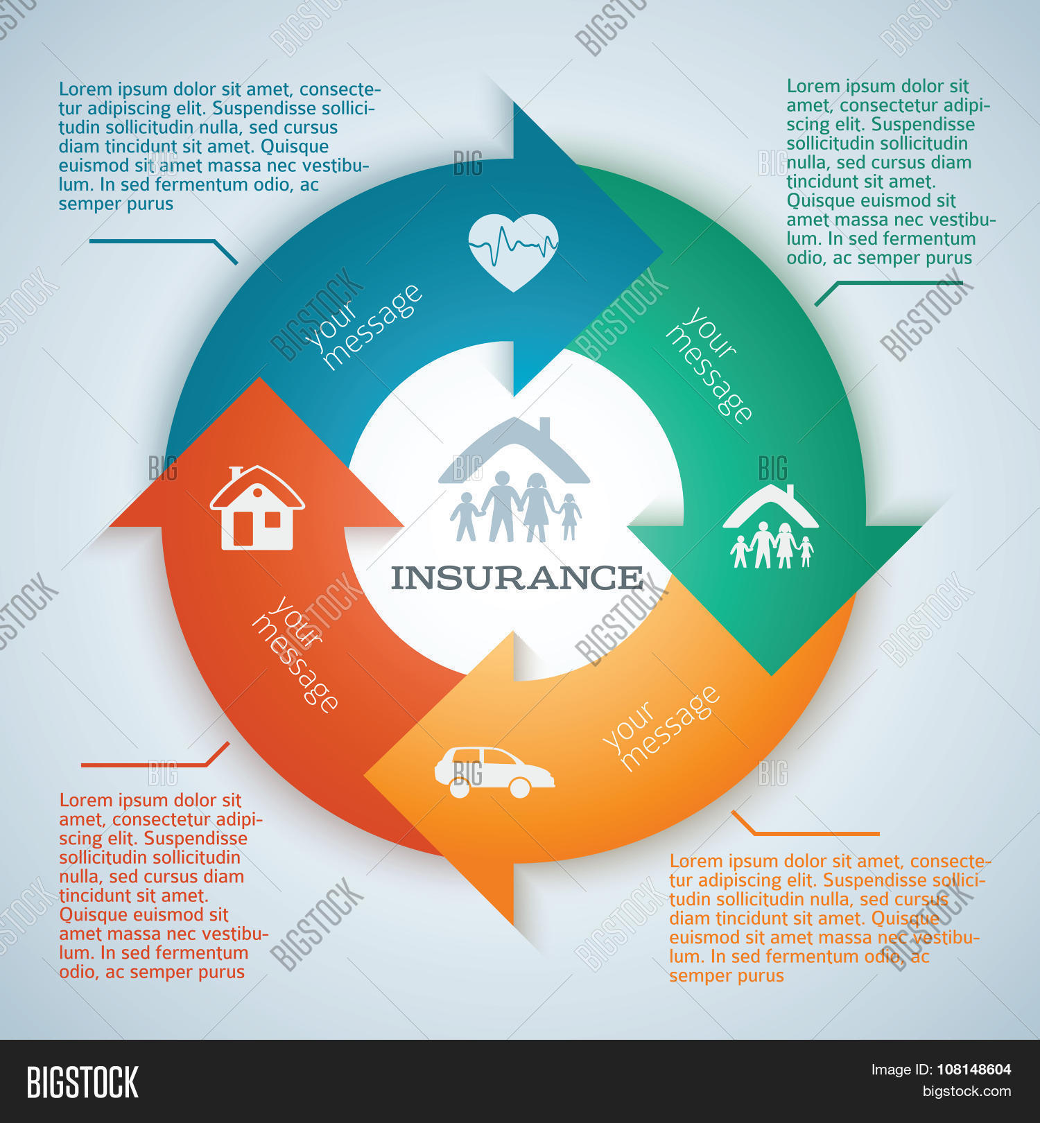 Insurance-background- Vector & Photo (Free Trial) | Bigstock