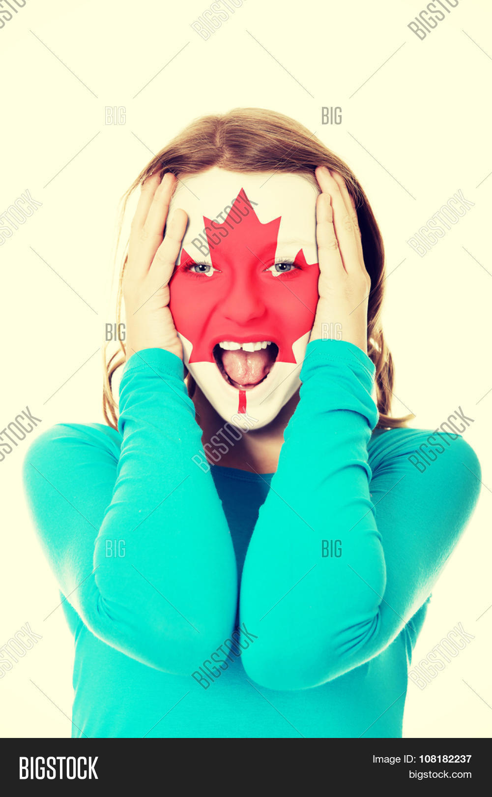 Woman Canada Flag Image & Photo (Free Trial) | Bigstock