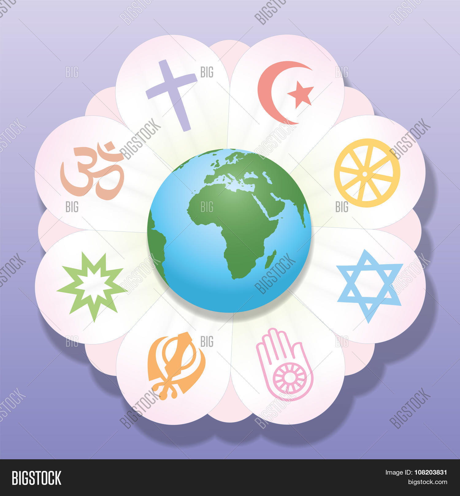 Religions United Vector & Photo (Free Trial) | Bigstock