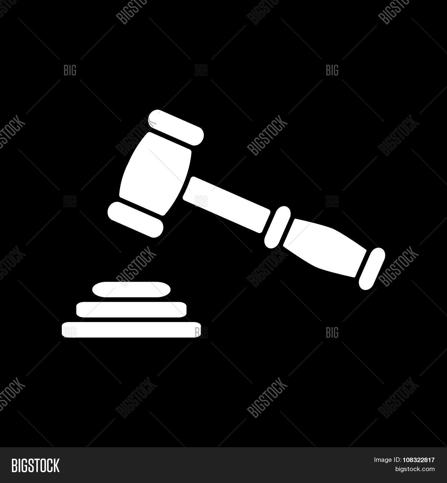 Judge Auction Hammer Vector & Photo (Free Trial) | Bigstock