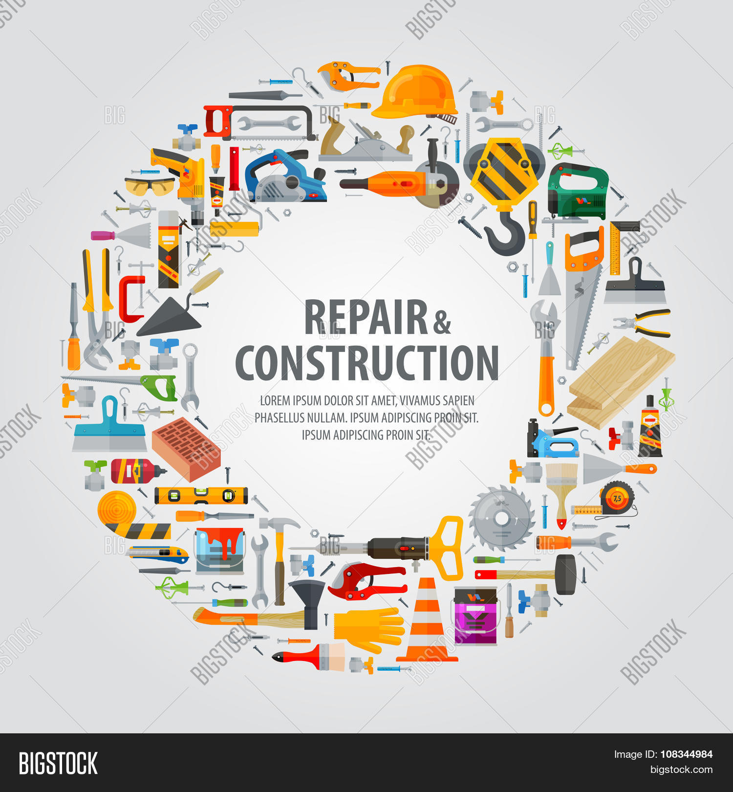 Working Tools Vector Vector & Photo (Free Trial) | Bigstock