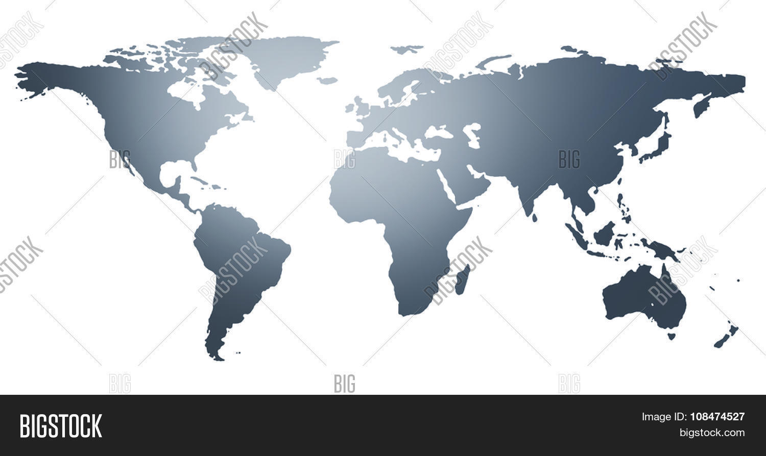 Illustration World Map Image & Photo (Free Trial) | Bigstock