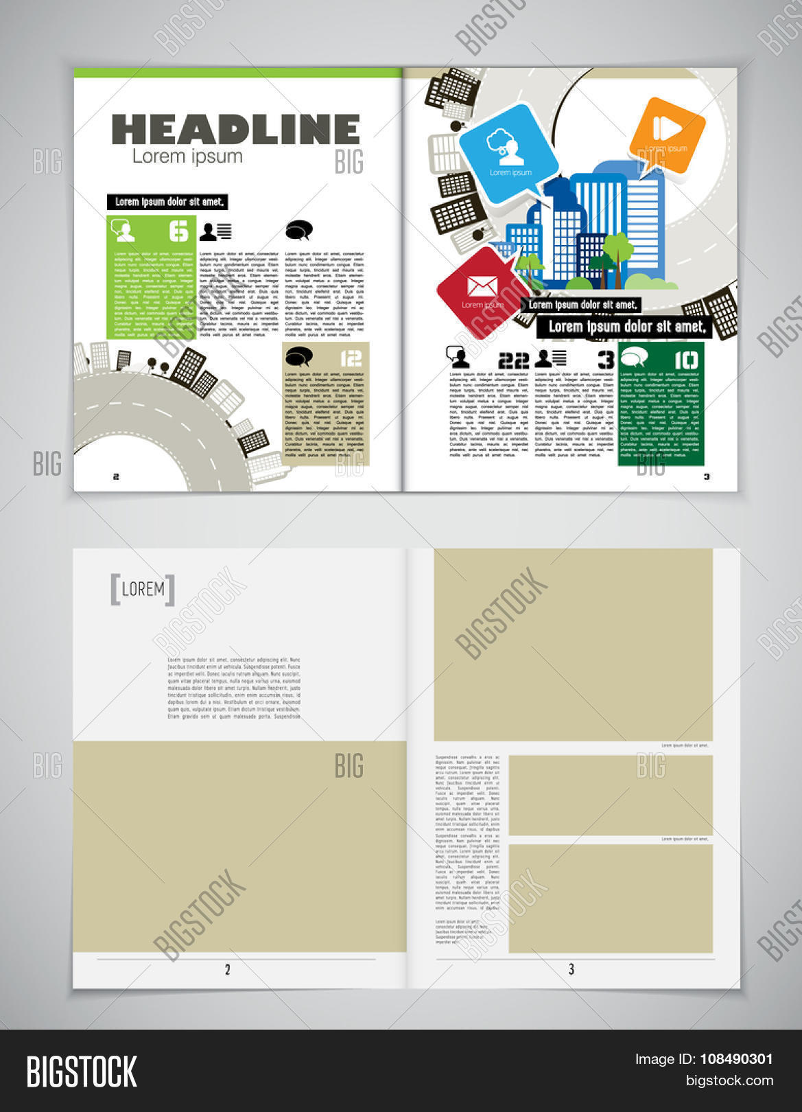 Design Newspaper Vector & Photo (Free Trial) | Bigstock