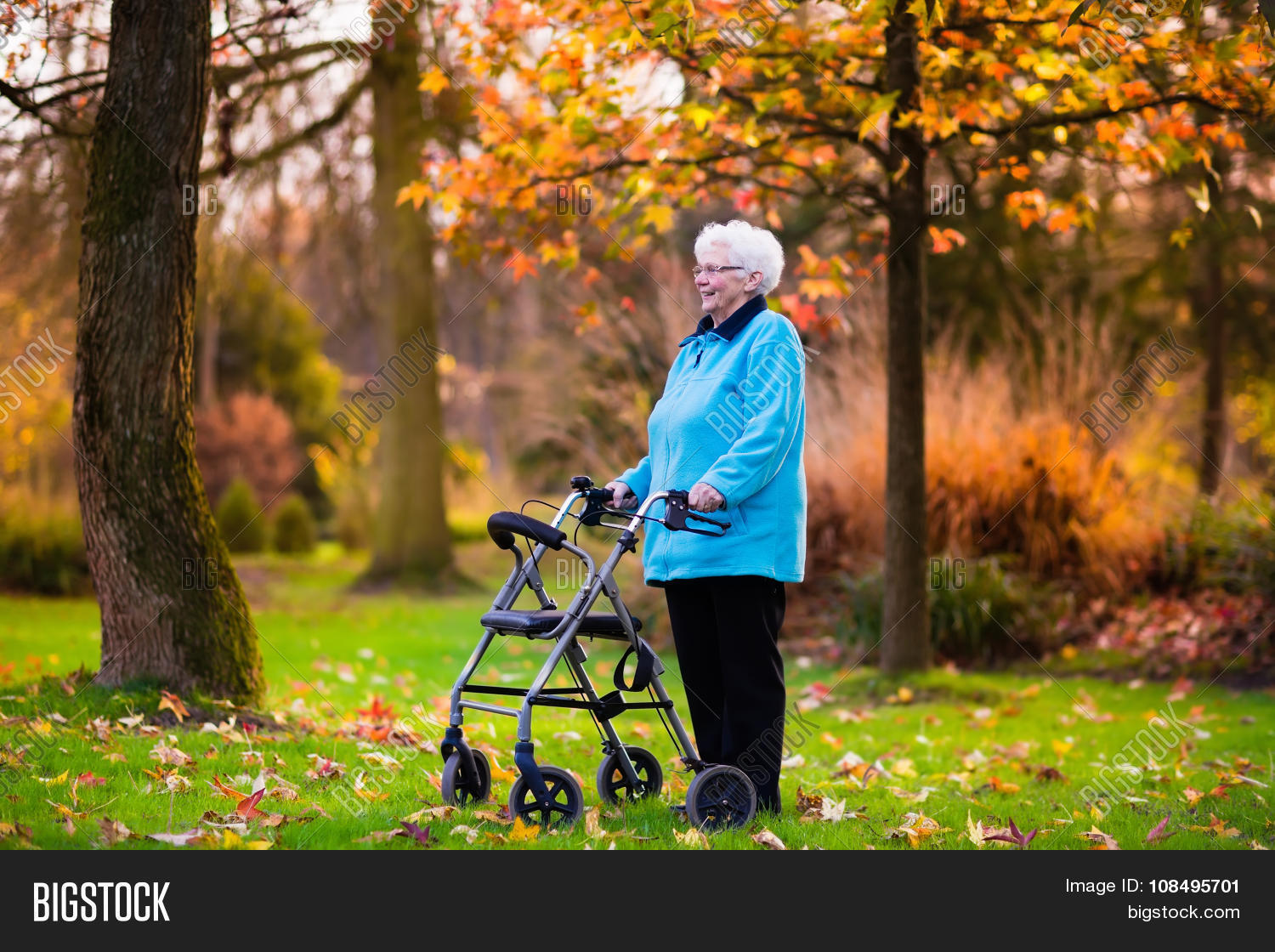 Senior Lady Walker Image & Photo (Free Trial) | Bigstock