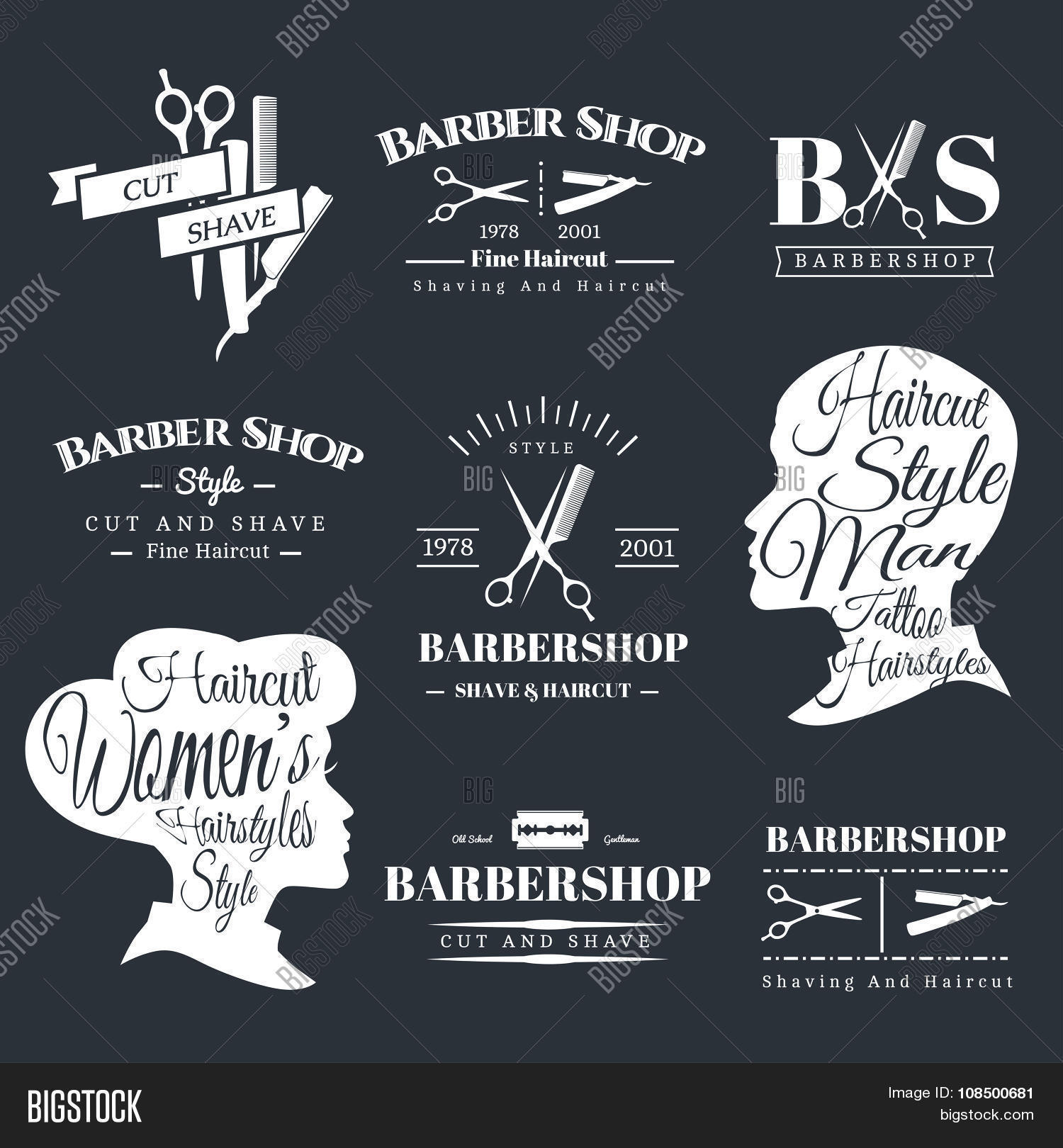 Barbershop Signs Vector & Photo (Free Trial) | Bigstock