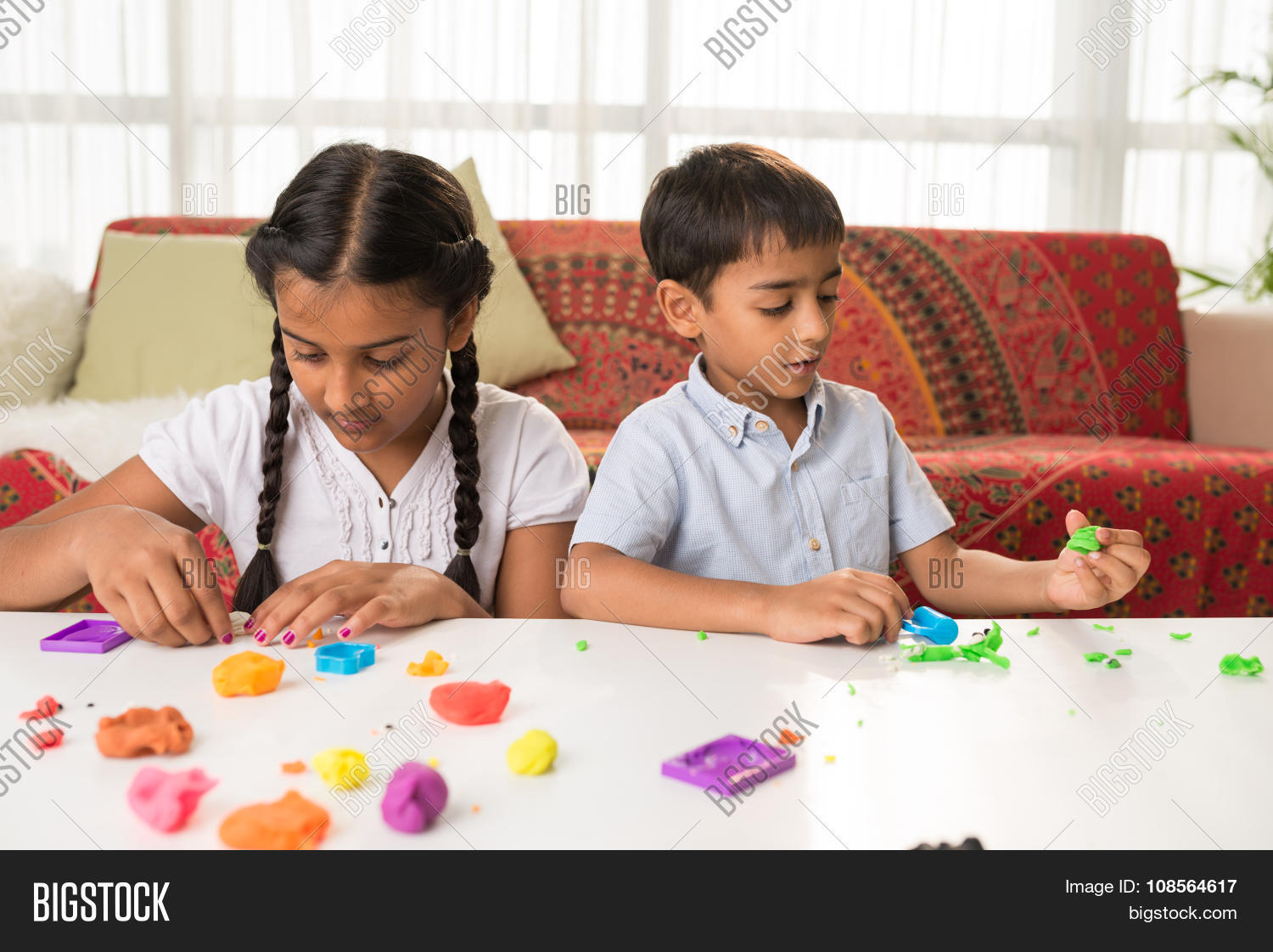 Playing Playdough Image & Photo (Free Trial) | Bigstock