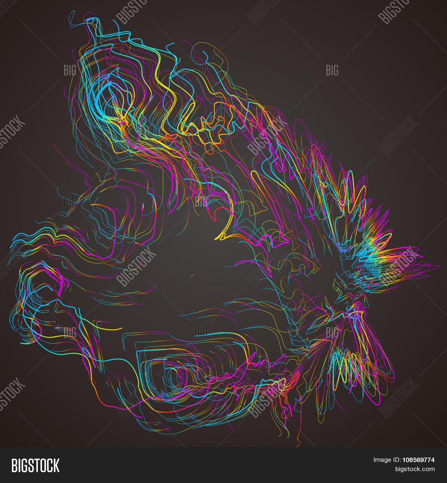 Moving Colorful Lines Vector & Photo (Free Trial) | Bigstock