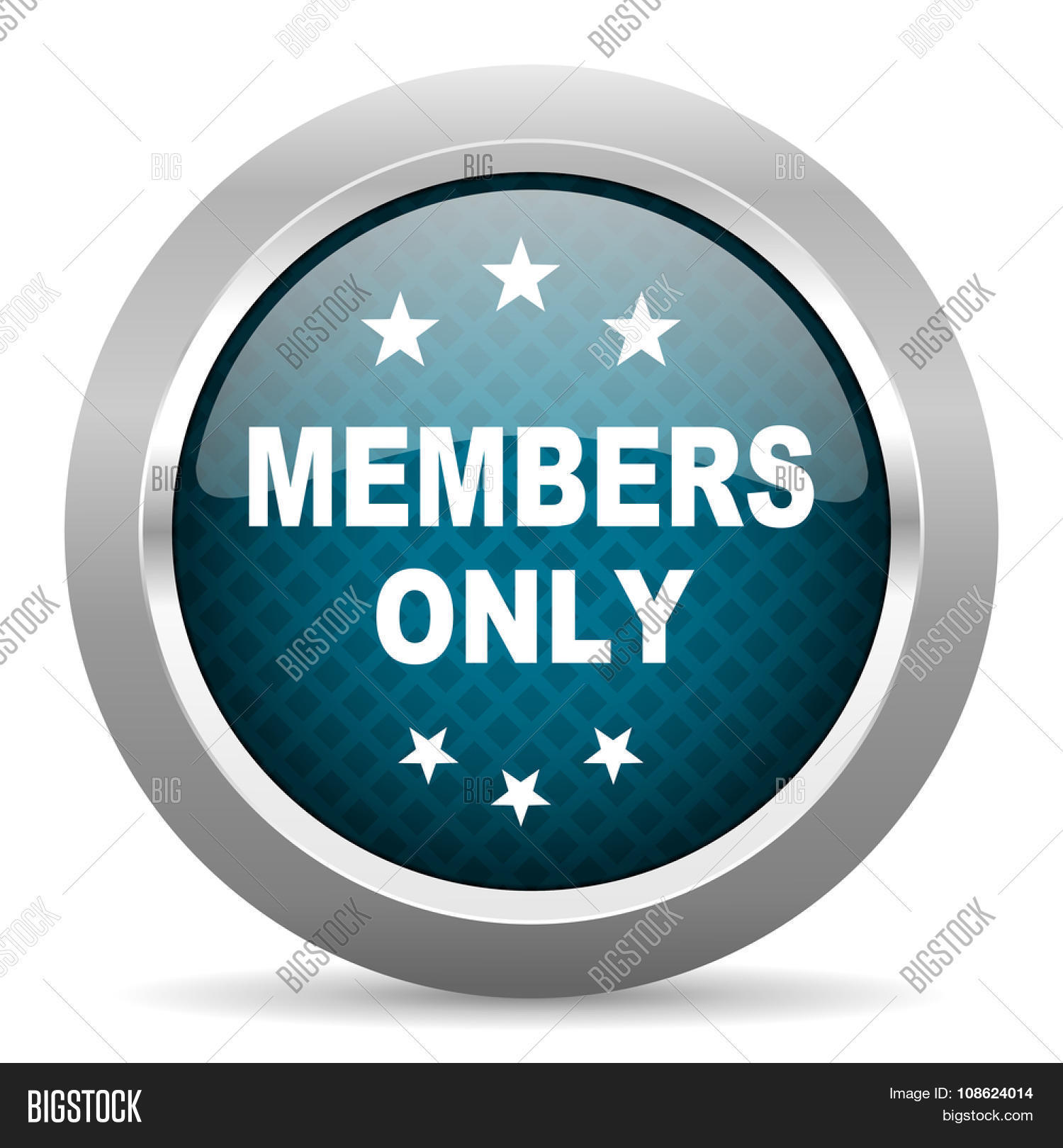 Members Only Blue Image & Photo (Free Trial) | Bigstock