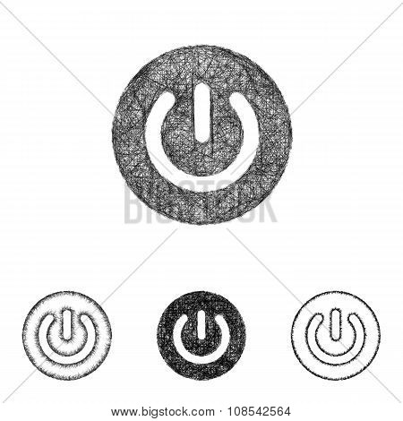 Power Icon Set - Vector & Photo (Free Trial) | Bigstock