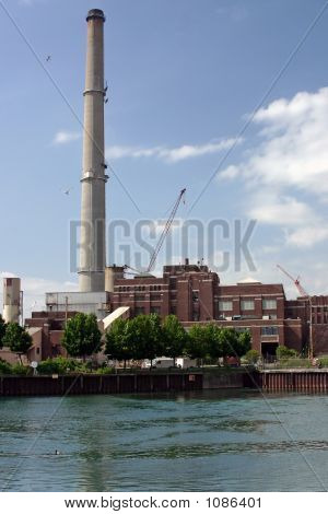 Power Plant Smokestack Image & Photo (Free Trial) | Bigstock