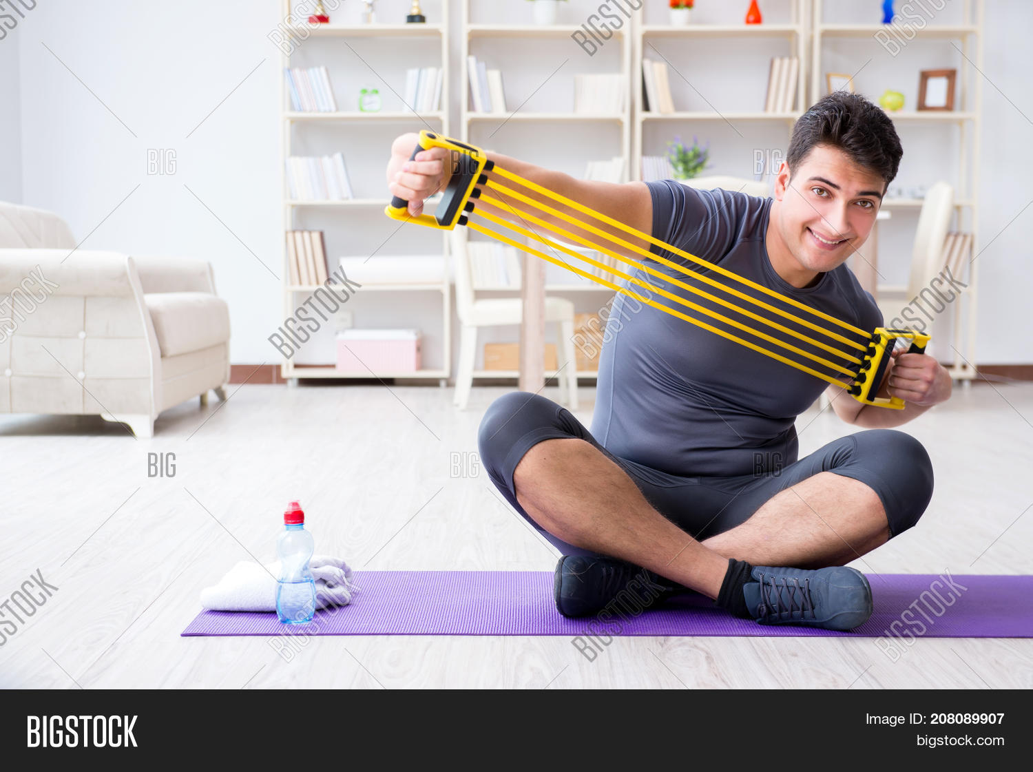 Young Man Exercising Image & Photo (Free Trial) | Bigstock