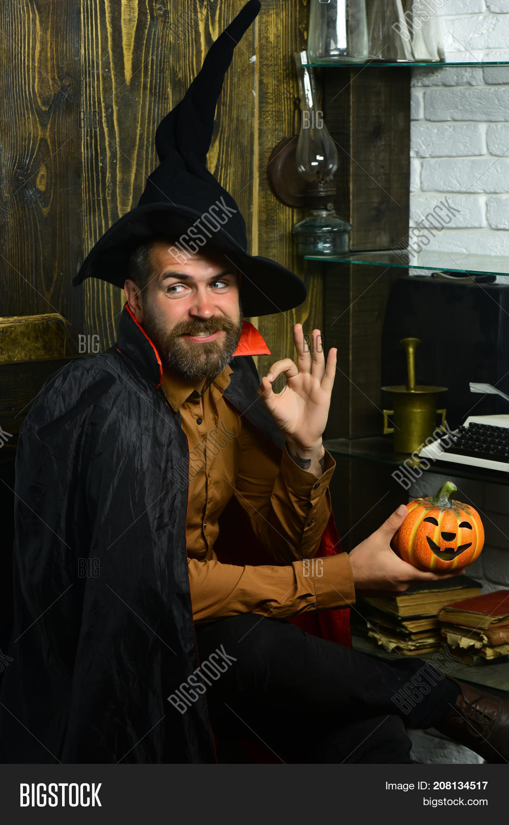 Halloween Wizard Image & Photo (Free Trial) | Bigstock