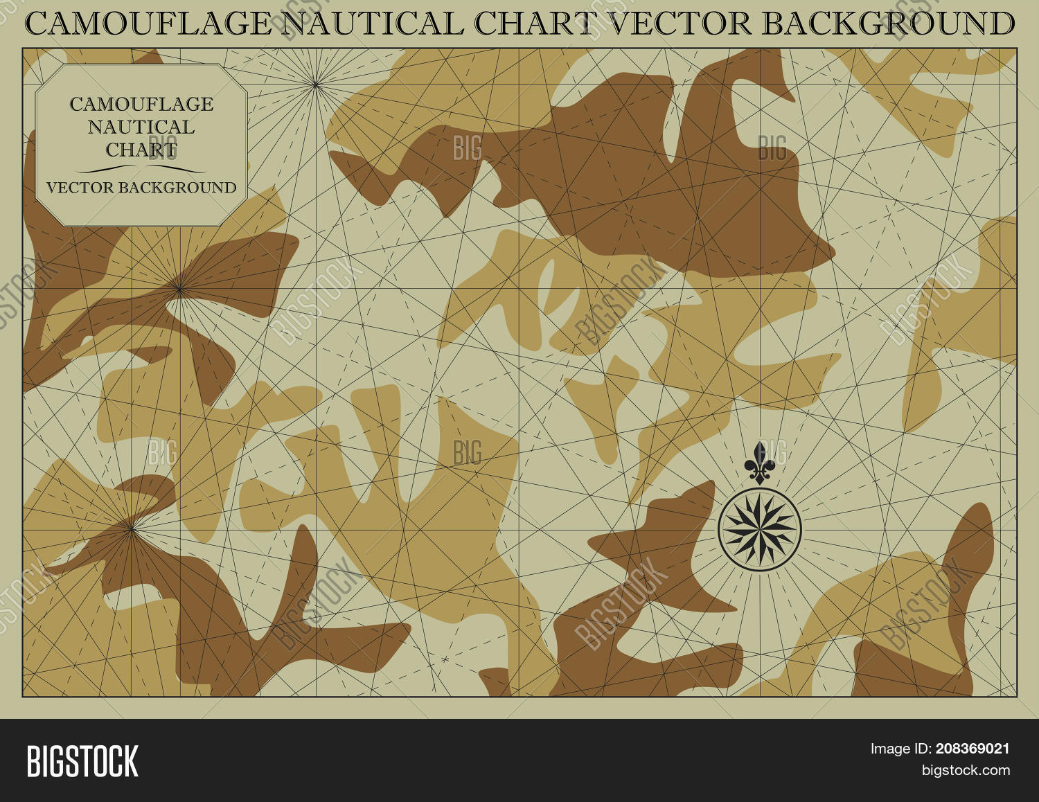 Nautical Chart Vector & Photo (Free Trial) | Bigstock