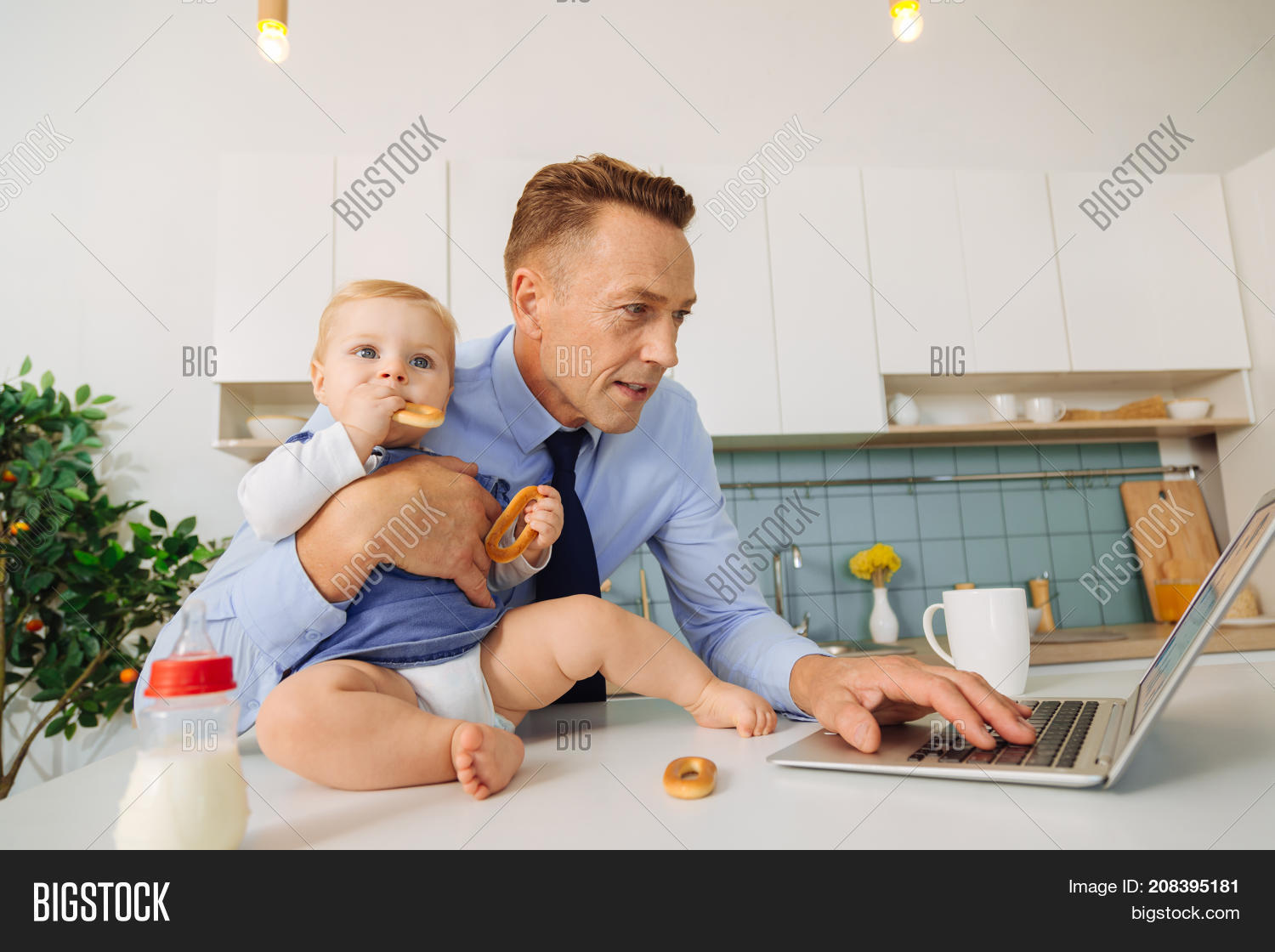Busy Father. Nice Image & Photo (Free Trial) | Bigstock