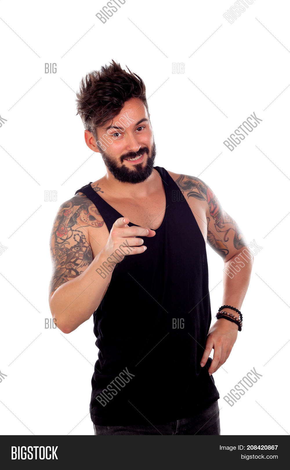 Handsome Tatted Man Image & Photo (Free Trial) | Bigstock