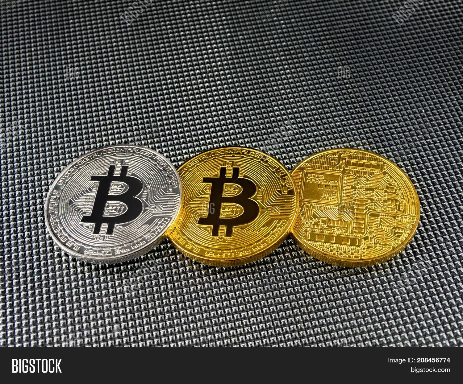 Golden Silver Bitcoin Image & Photo (Free Trial) | Bigstock