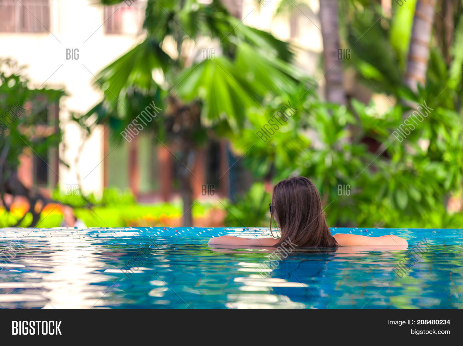 Girl Turned Back Image & Photo (Free Trial) | Bigstock
