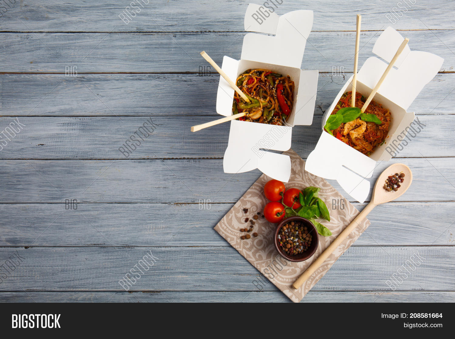 Chinese Food Box On Image & Photo (Free Trial) | Bigstock