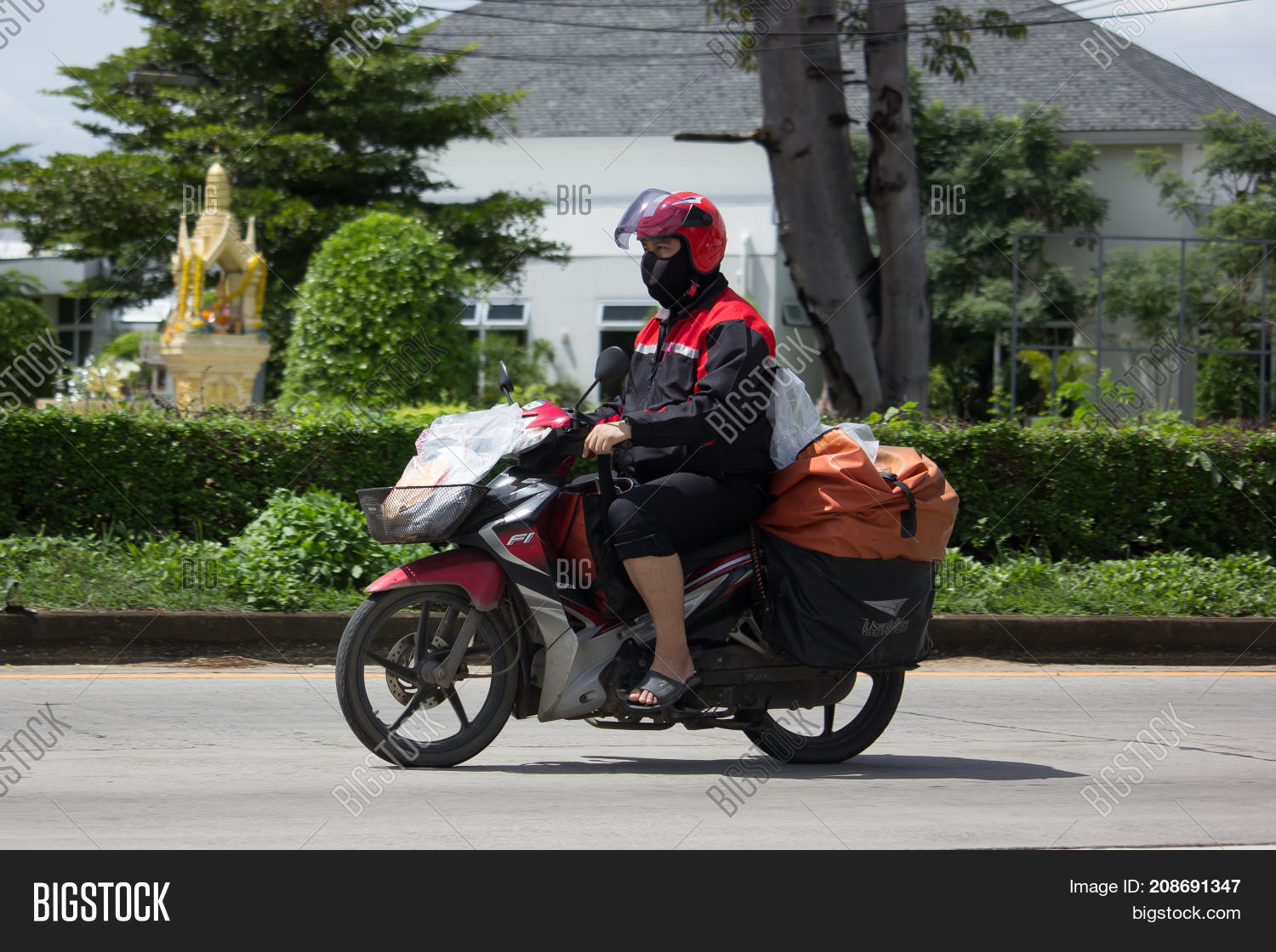 Postman Motercycle Image & Photo (Free Trial) | Bigstock