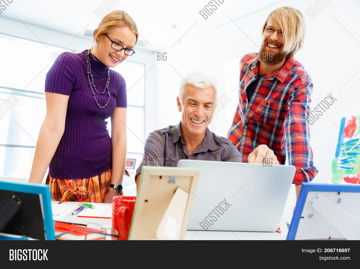 Co-workers Working Image & Photo (Free Trial) | Bigstock