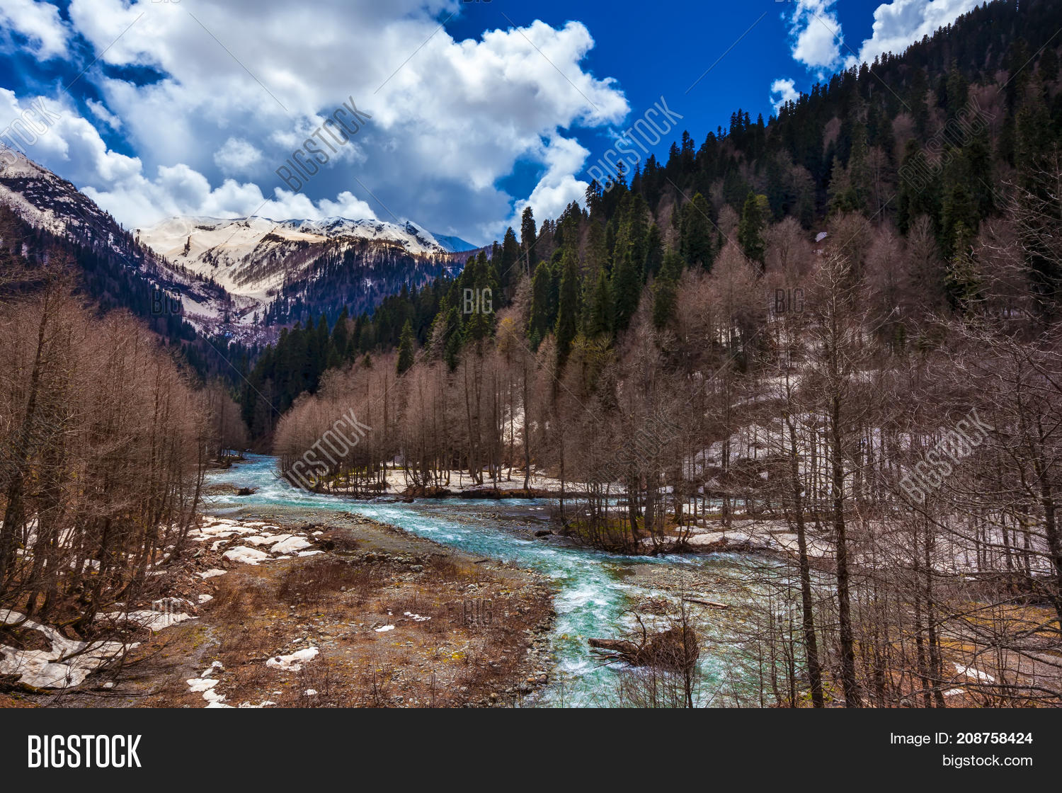 Spring Melting Snow Image & Photo (Free Trial) | Bigstock