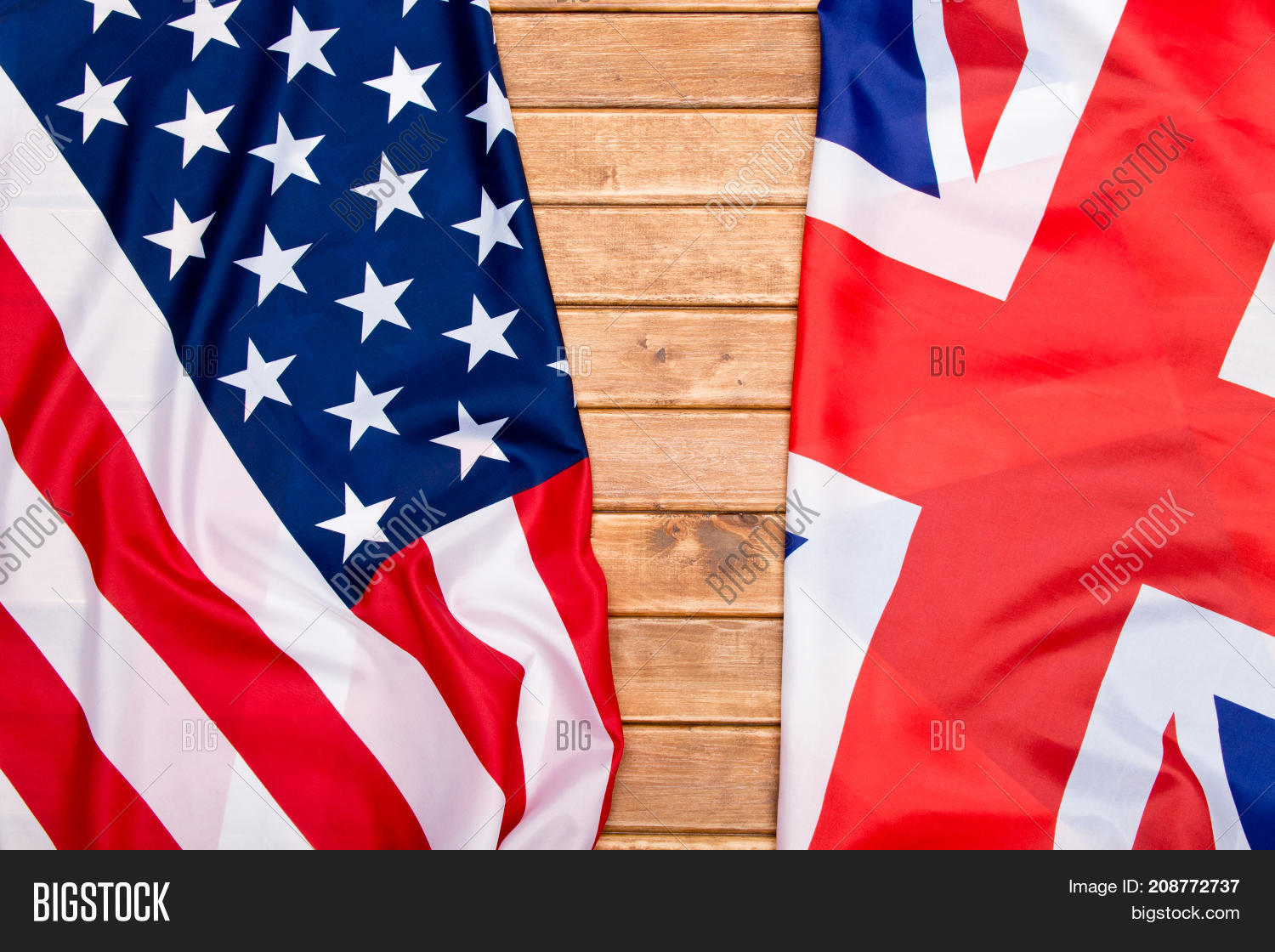 Uk Flag Usa Flag On Image & Photo (Free Trial) | Bigstock
