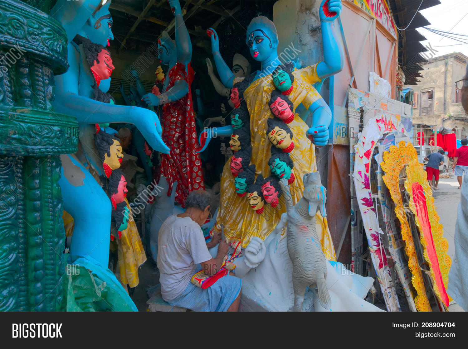 Kumartuli Kolkata Image And Photo Free Trial Bigstock