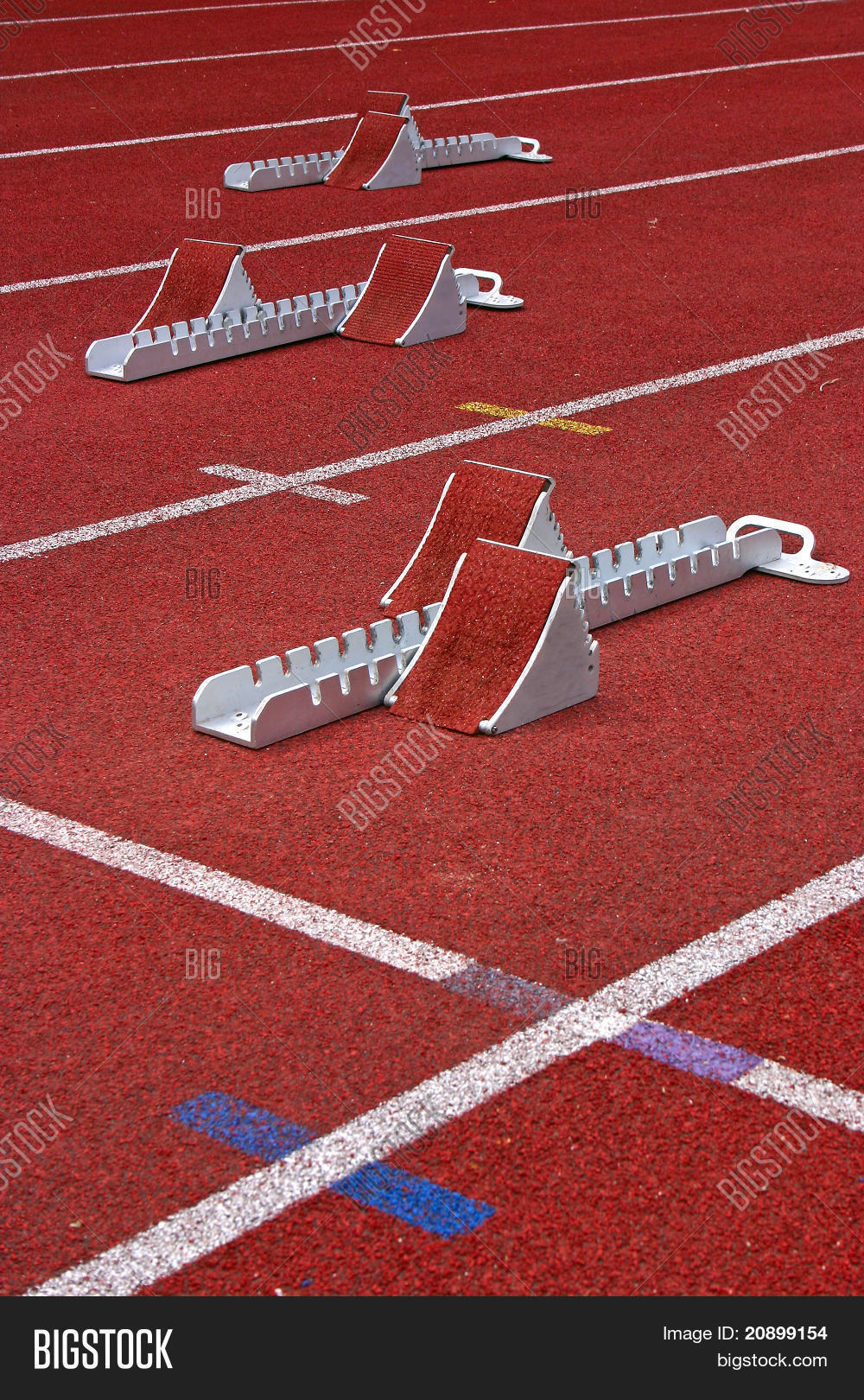 Three Starting Blocks Image & Photo (Free Trial) | Bigstock