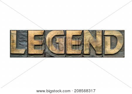 Legend Word Isolated Image & Photo (Free Trial) | Bigstock