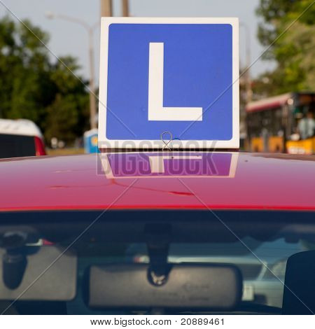 Blue Learner Driver Image & Photo (Free Trial) | Bigstock